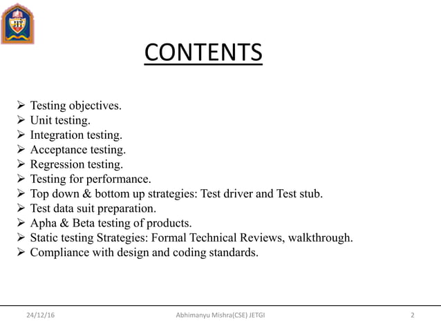 Software Engineering unit 4 | PPT