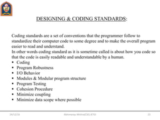 Software Engineering unit 4 | PPTX | Operating Systems | Computer Software and Applications