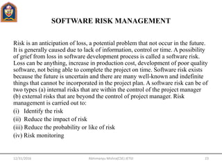 Software Engineering unit 5 | PPTX