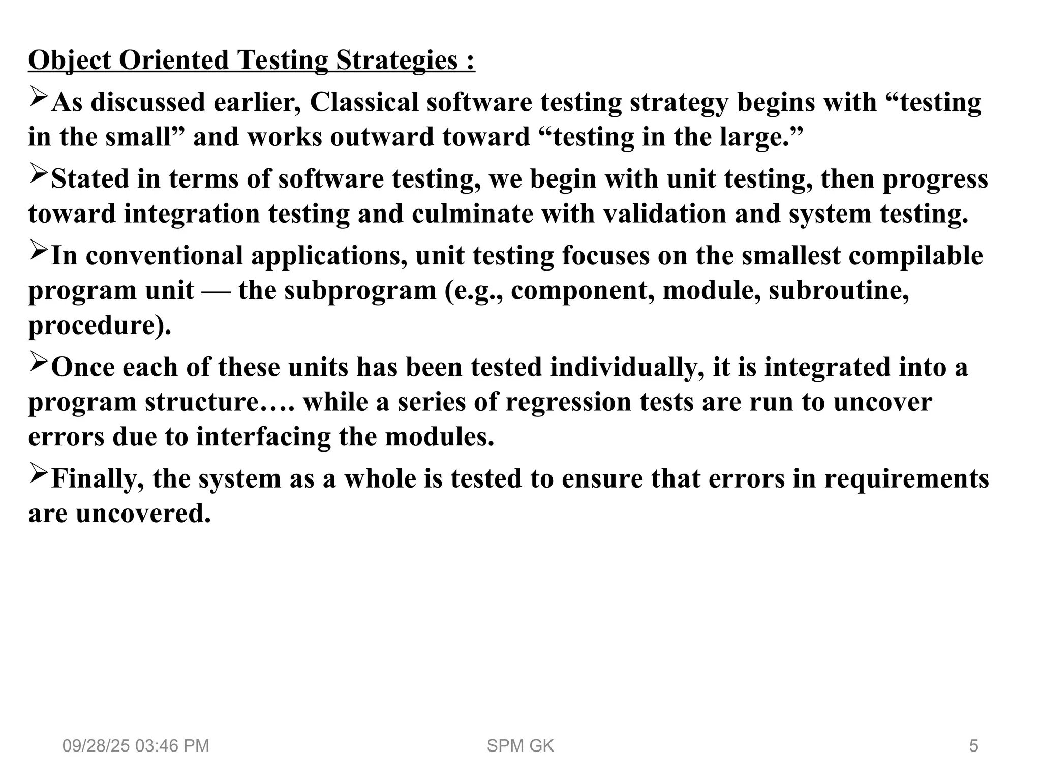 SOFTWARE ENGINERING AND TESTING UNIT FOUR.ppt
