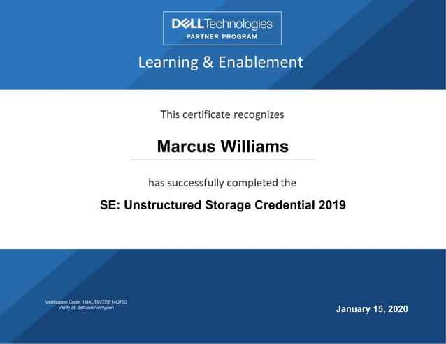 SE: Unstructured Storage Credential 2019 | PDF