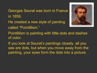 Seurat powerpoint traduit | ODP