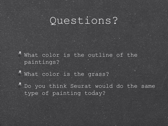 Seurat powerpoint | PPT