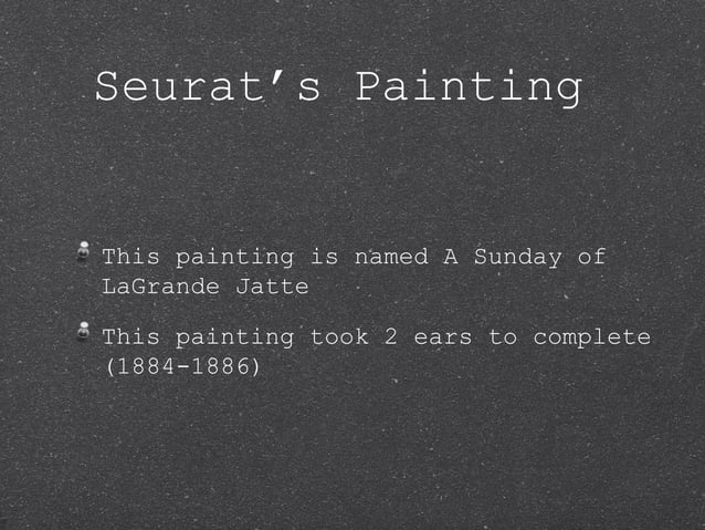 Seurat powerpoint | PPT