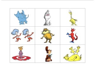 Seuss bingo cards | PPT