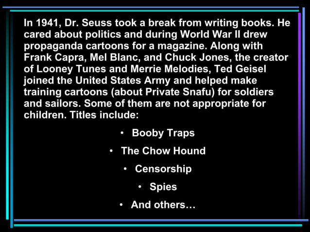Dr. Seuss | PPTX