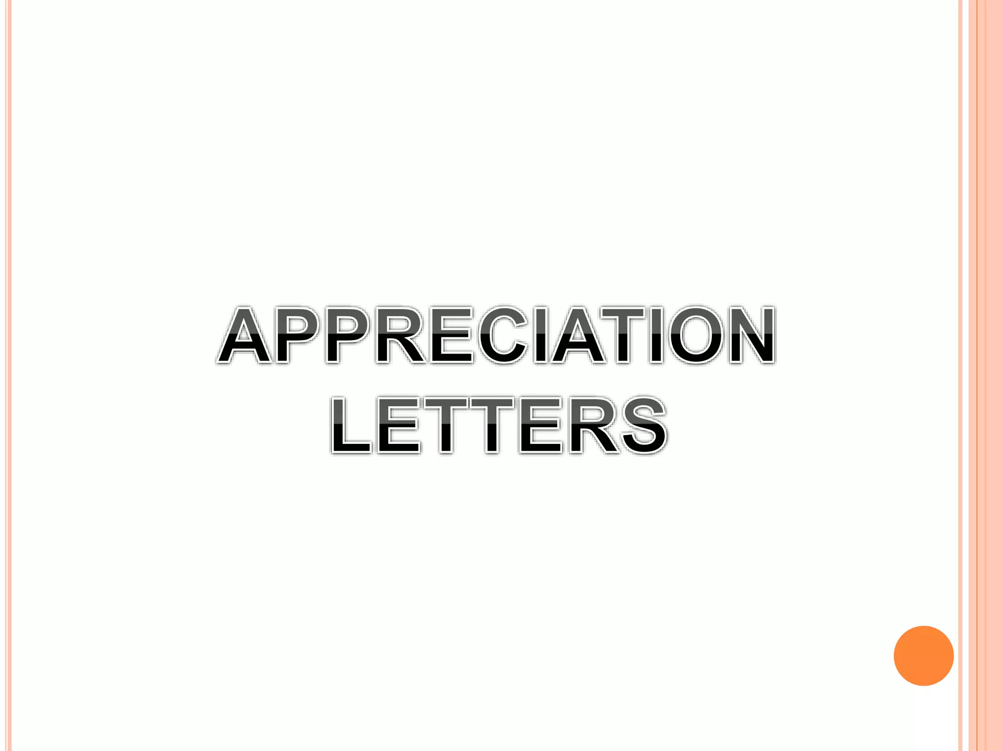Seva appreciation letters | PPTX