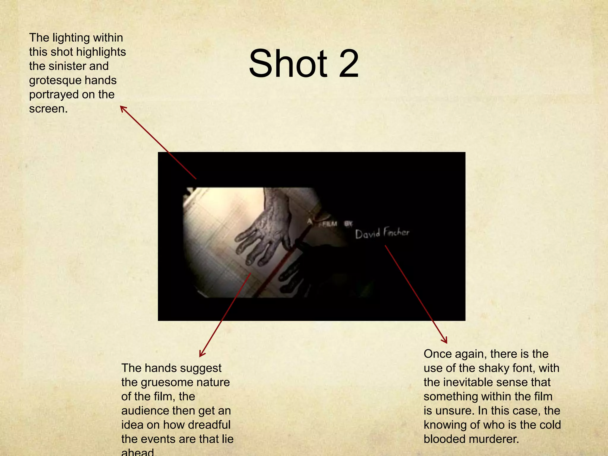 'Se7en' 9 shot analysis | PPTX