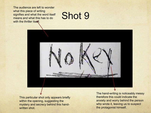 'Se7en' 9 shot analysis | PPT