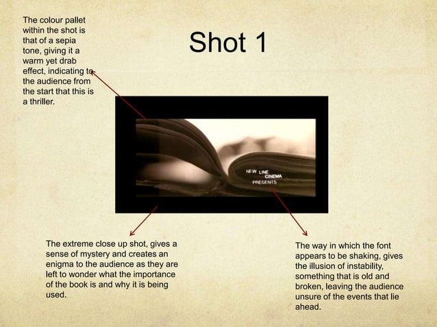 'Se7en' 9 shot analysis | PPT