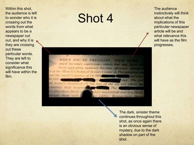 'Se7en' 9 shot analysis | PPT