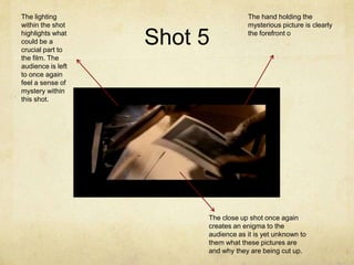 'Se7en' 9 shot analysis | PPTX