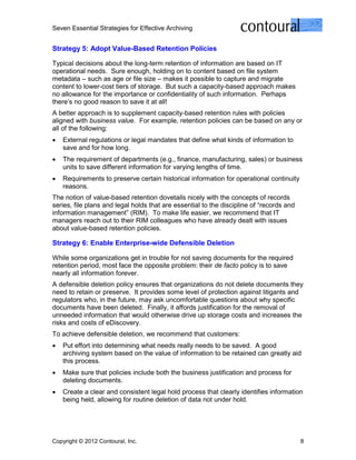 Seven Essential Strategies for Effective Archiving | PDF