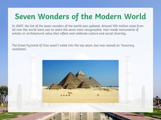 Seven-man-made-wonders-of-the-world-PP.ppt