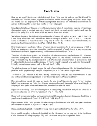 Seven proofs of unconditional salvation | DOC