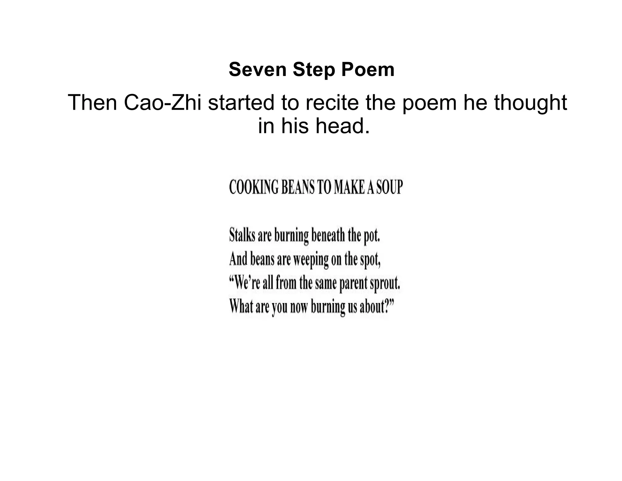 Seven Steps Poem with teacher note | PDF
