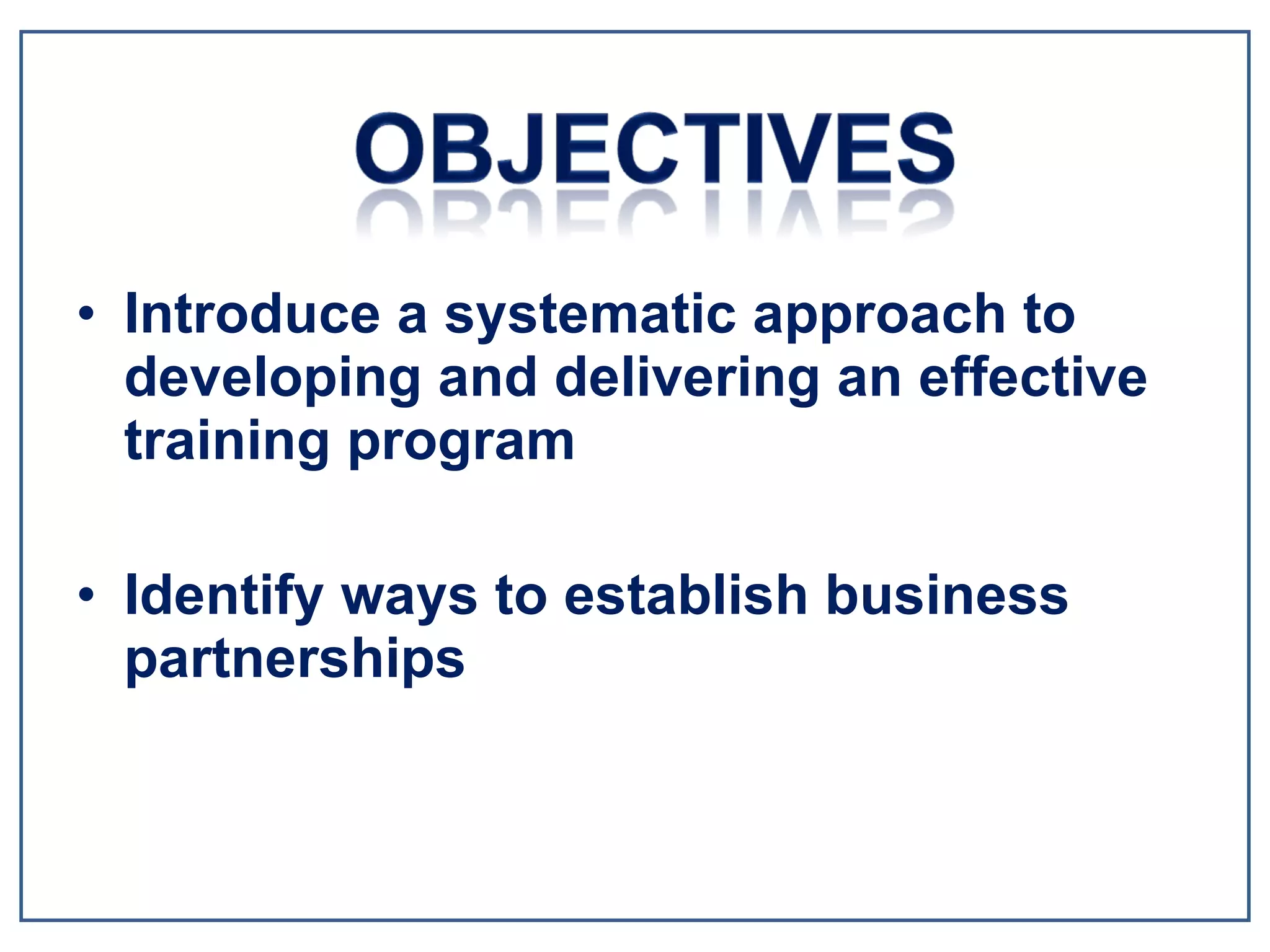 Seven Steps To Creating Training Materials | PPT
