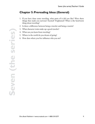 Seven (the series) Teachers' Guide | PDF