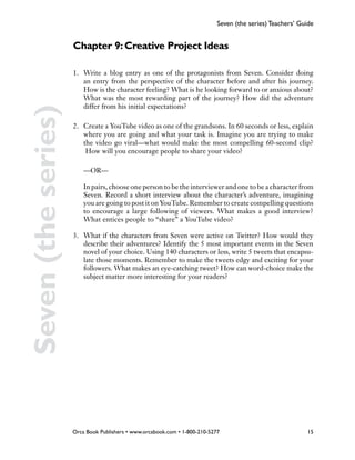 Seven (the series) Teachers' Guide | PDF