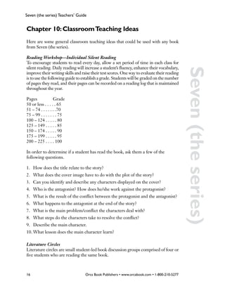 Seven (the series) Teachers' Guide | PDF