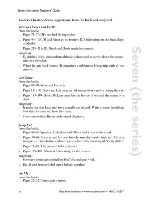 Seven (the series) Teachers' Guide | PDF