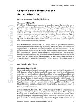 Seven (the series) Teachers' Guide | PDF