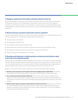 Seven Ways Traditional Companies Can Succeed with Disruptive Innovation | PDF