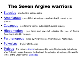 Seven Against Thebes | PPT