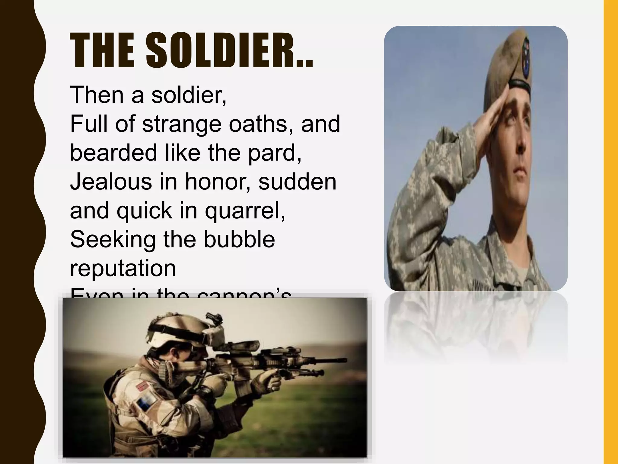 Seven ages of man | PPTX