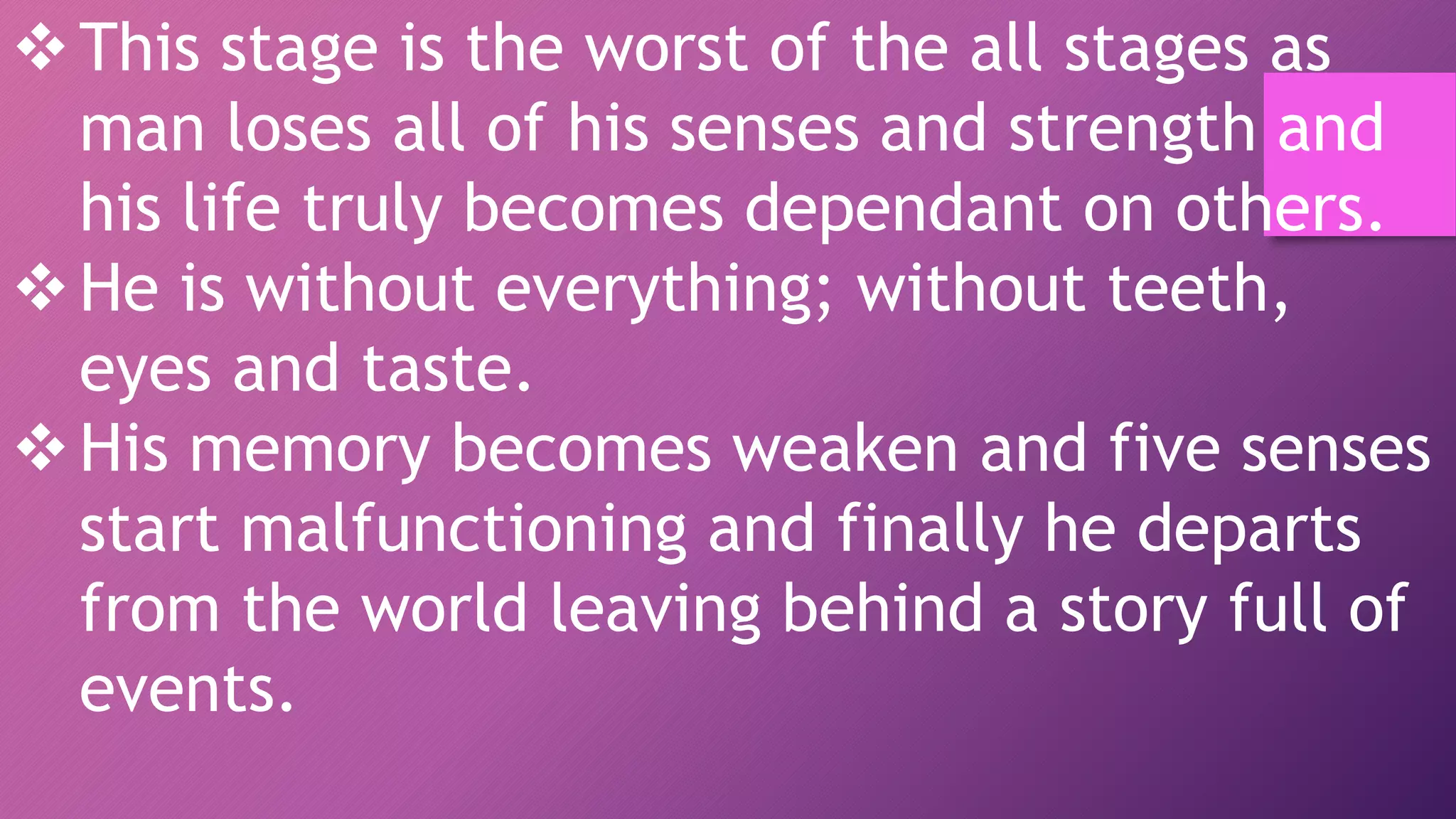 Seven ages of man | PPTX