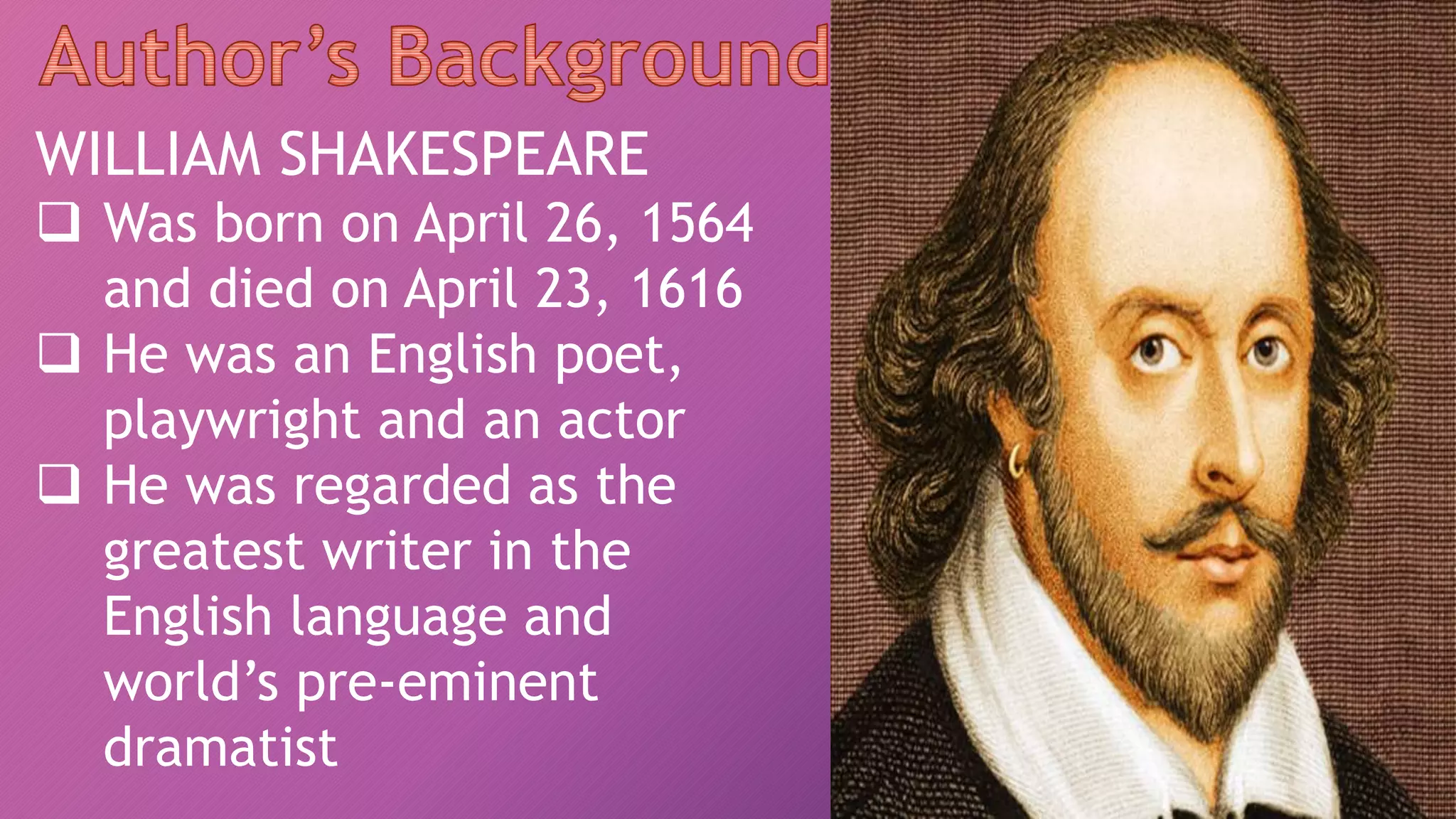 Seven ages of man | PPTX