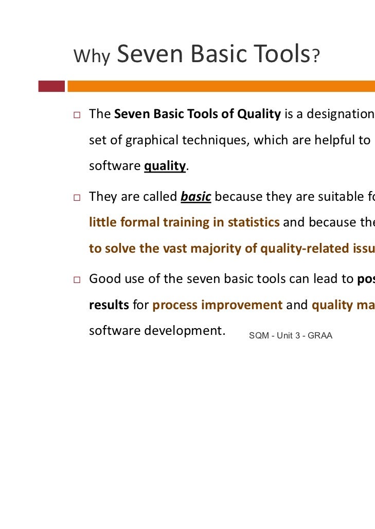 Seven basic tools of quality