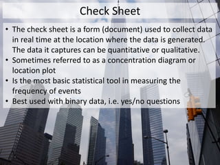 Seven Basic Tools of Quality | PPTX