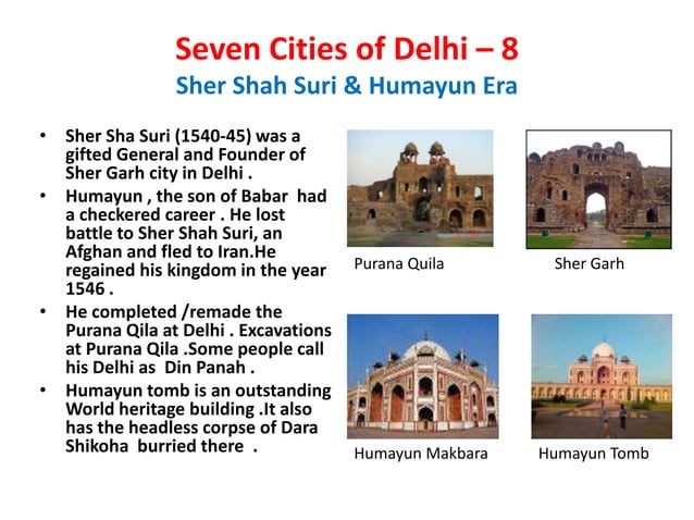 Seven cities of delhi | PPTX | Asia Travel | Travel Locations