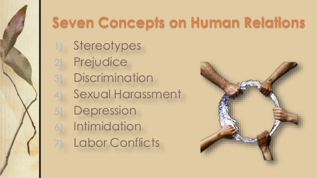 Seven concepts on human relations group (1)