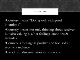 Seven c s of communication | PPT