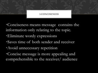 Seven c s of communication | PPT