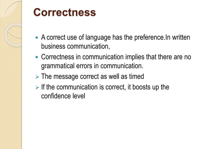 Seven c's of communication | PPTX
