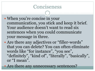 Seven C's of Effective Communication.pptx | Career Advice | Careers