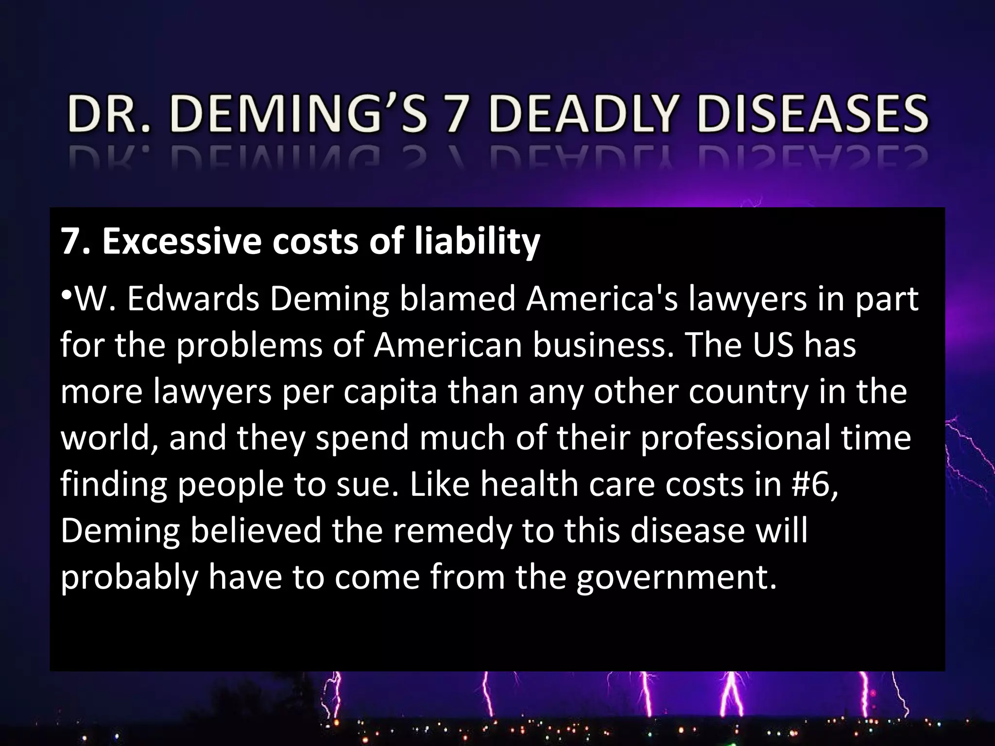 Seven Deadly Diseases | PPT