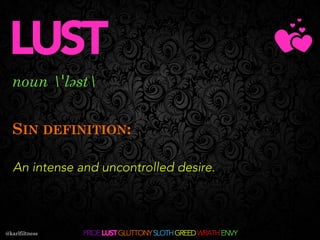 Pride Seven Deadly Sins Definition
