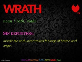 Wrath Sin Definition