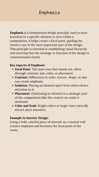 SEVEN PRINCIPLES OF DESIGN AND PRESENTATION | PDF