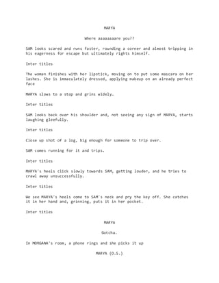 Seven Devils Opening Script | PDF