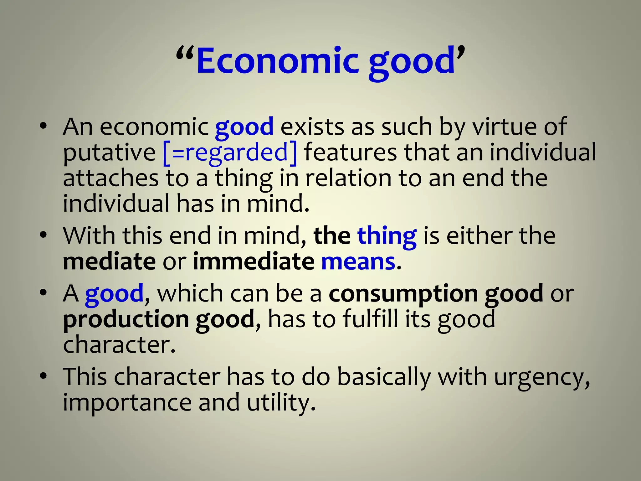 Seven economic objects and activity domain | PPT