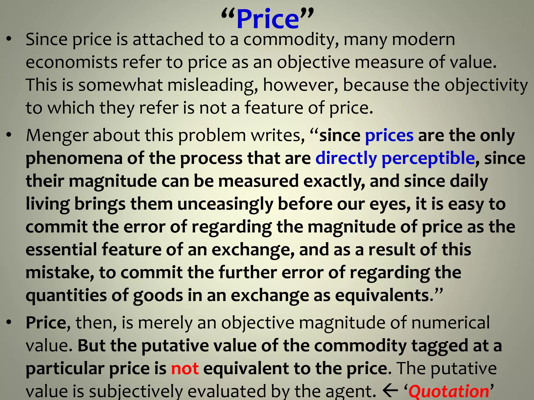 Seven economic objects and activity domain | PPT