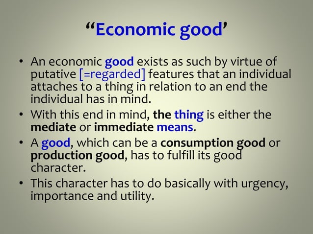 Seven economic objects and activity domain | PPT