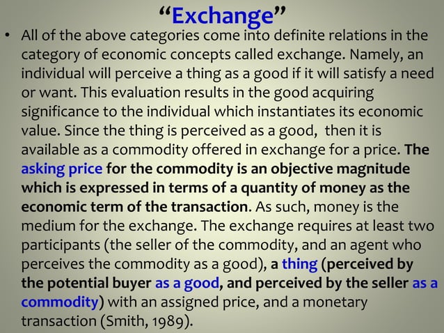 Seven economic objects and activity domain | PPT