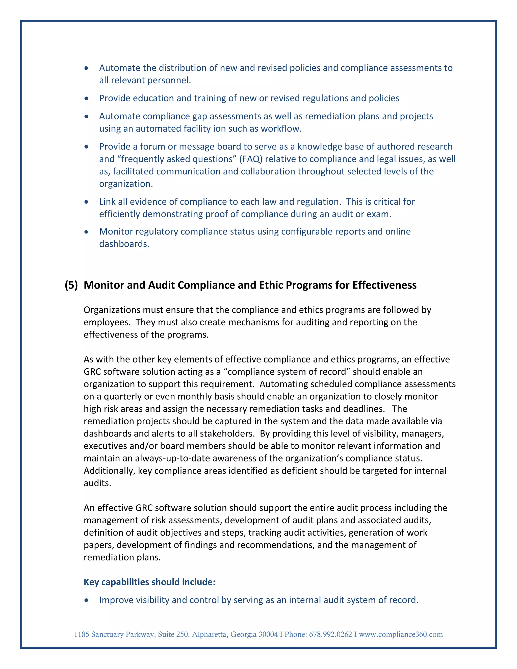 Seven Elements Of Effective Compliance Programs | PDF