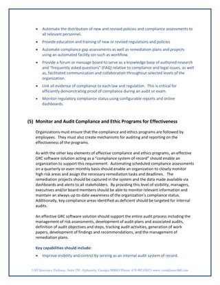 Seven Elements Of Effective Compliance Programs | PDF